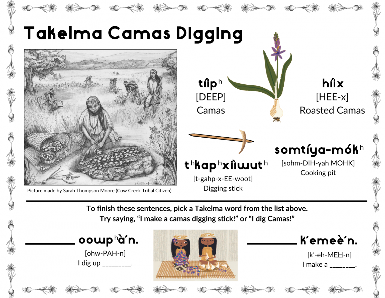 Root Digging Stick Class - Cow Creek Band of Umpqua Tribe of Indians